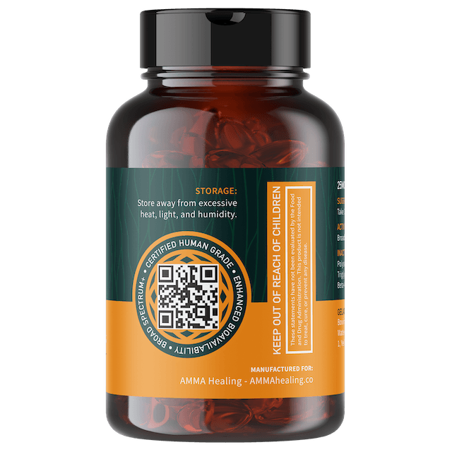 Broad Spectrum Melatonin Capsules for Better Sleep and Focus – AMMA Healing